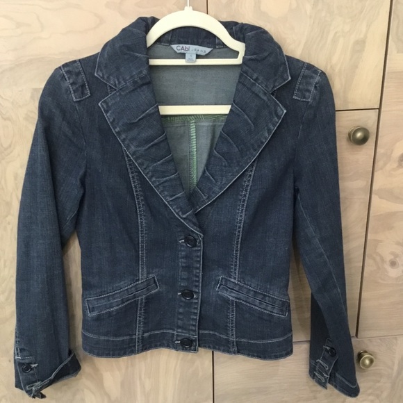 CAbi | Jackets & Coats | Cabi Jeans Lucy Denim Jacket Size S | Poshmark